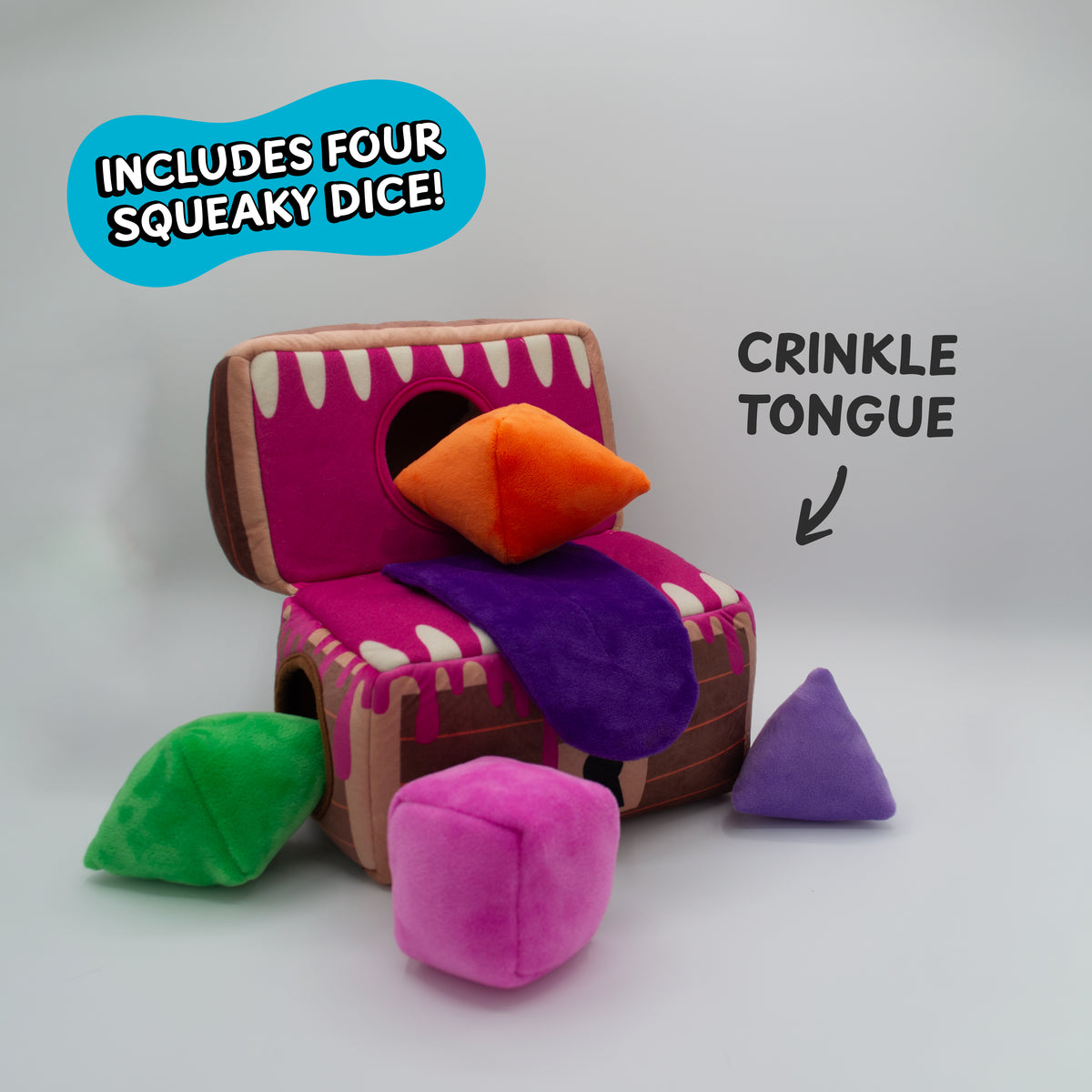 Mimic Chest Puzzle Plush Dog Toy - Medium / Large – Pawp Culture